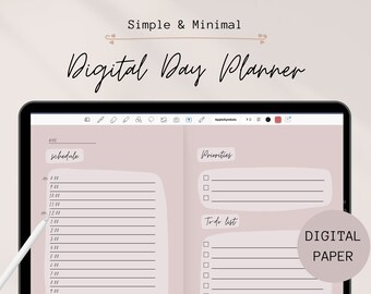 Digital Daily to Do List Template for iPad Goodnotes - Etsy