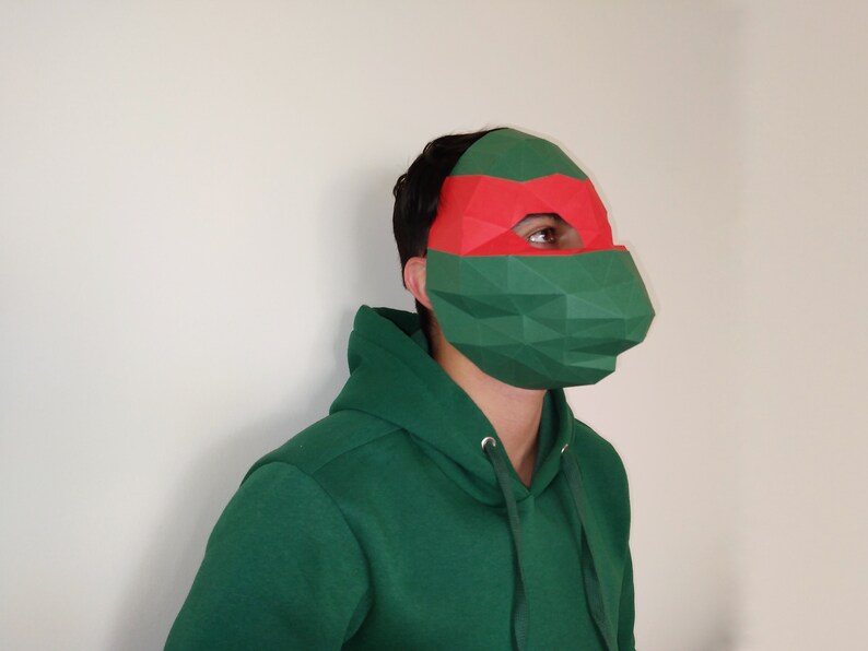 Ninja Turtles Mask Papercraft Template - Etsy