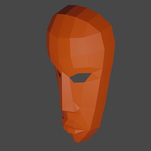 Diy African Mask Papercraft Template - Etsy