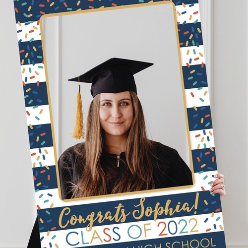 DIGITAL FILE Photo Prop Frame Class of 2022 Graduation - Etsy