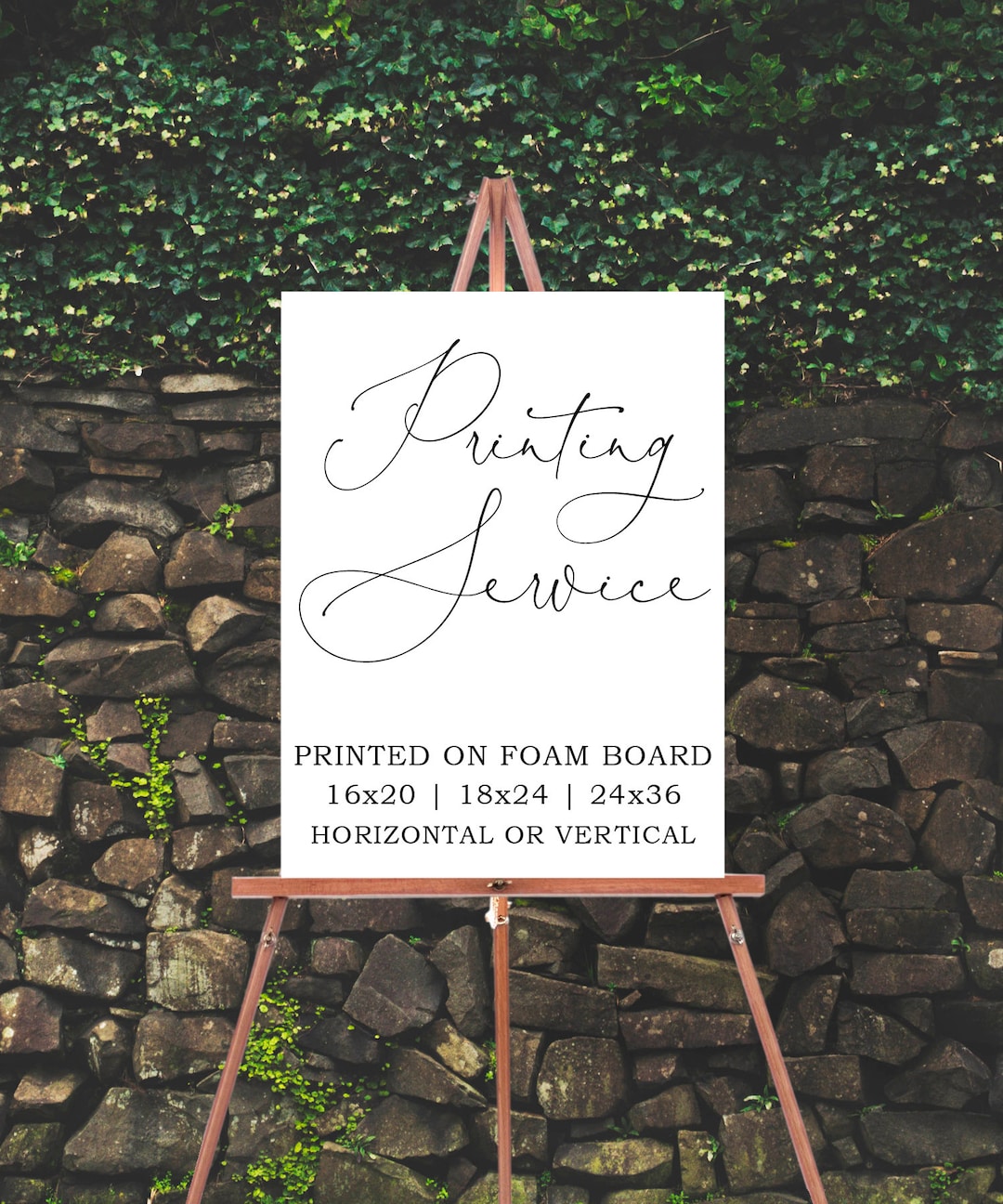 Printed and Shipped Sign Mounted to Foam Board, Foam Board Welcome Sign ...