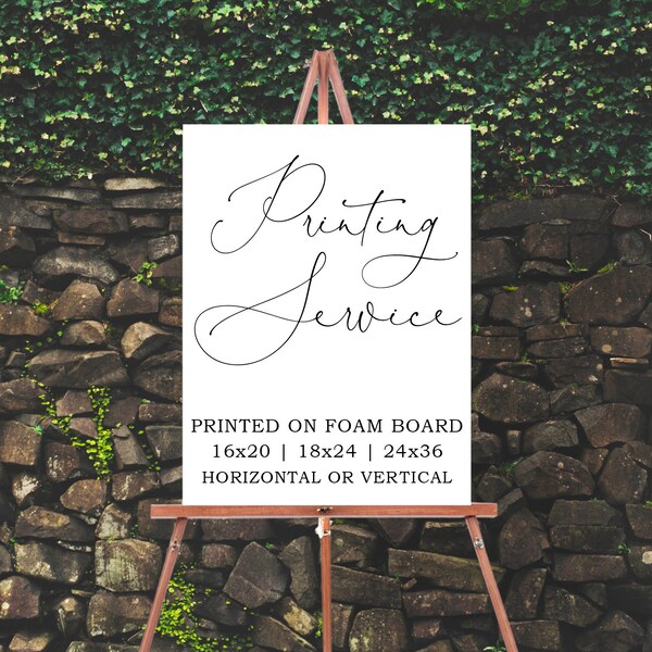 24x48 Foam Board Sign - Etsy