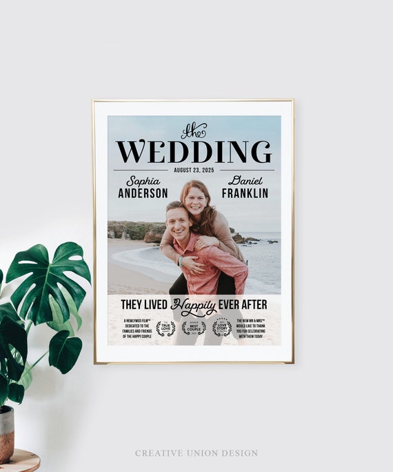 The Newlywed Post - Personalized Photo Poster Company Newly Wed Post ...