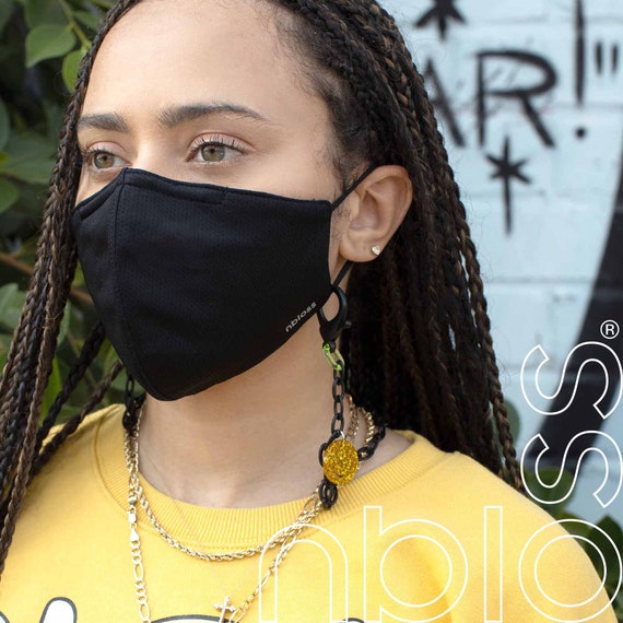 Face Mask with Filter Pocket Nose Wire Adjustable Ear Straps | Etsy