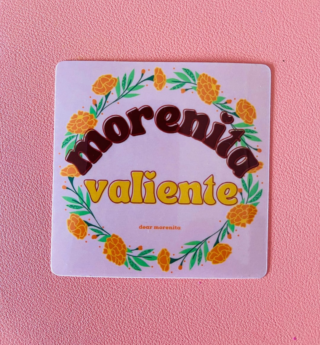 3in Morenita Valiente Sticker - Etsy
