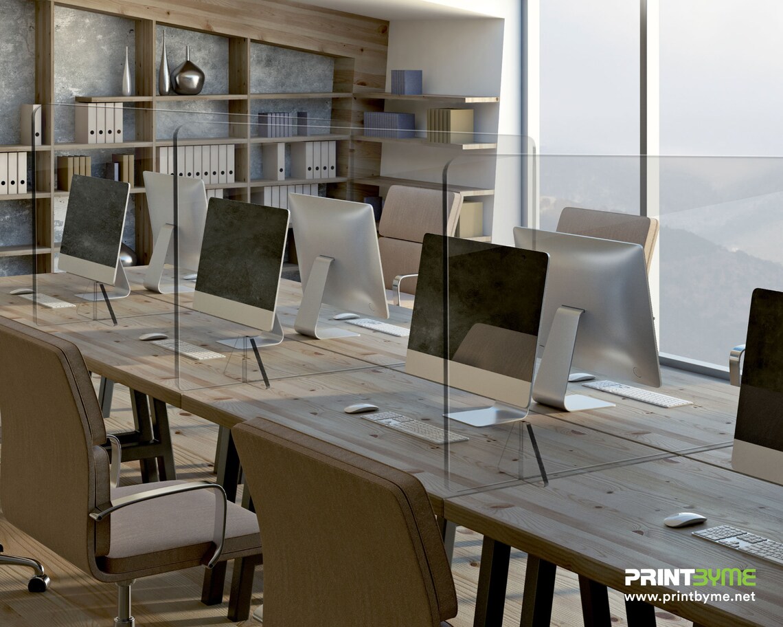 24x24 Clear Acrylic, Plexiglass Countertop Sneeze Guard, Barrier Shield ...