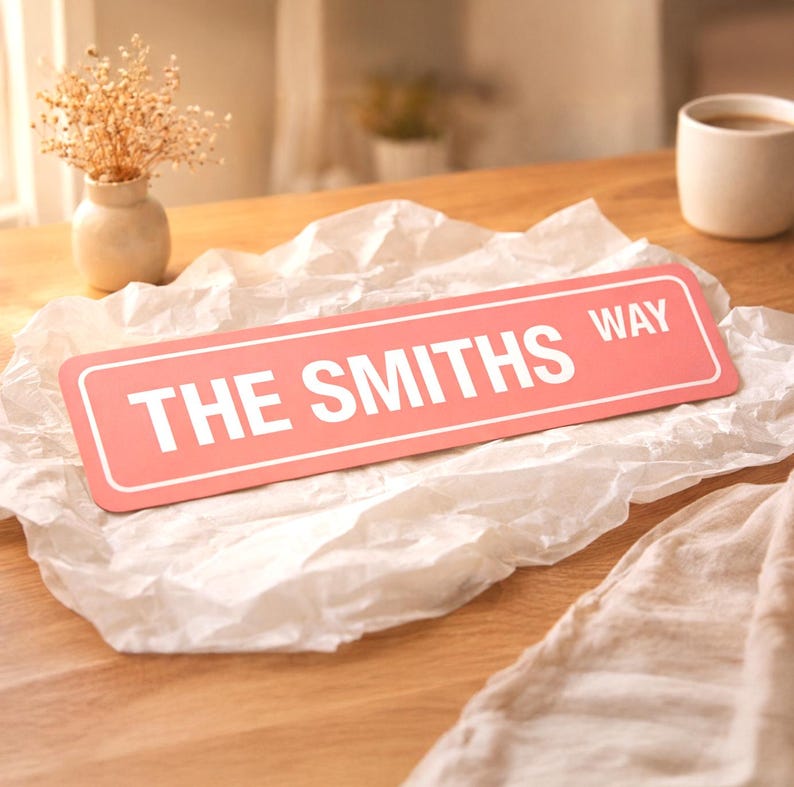 Personalized Street Name Sign | Custom Metal Street Sign | Family Name ...