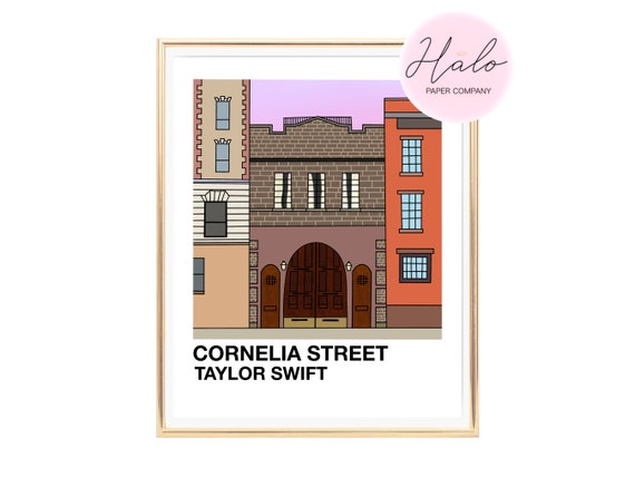 Taylor Swift Cornelia Street Song Art Digital Download Wall | Etsy