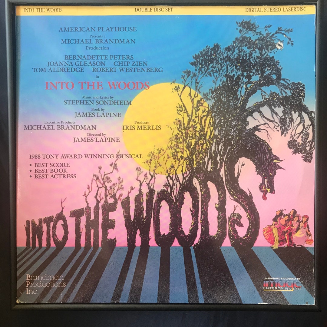 Broadway Stephen Sondheim Into the Woods Poster Art Musical /framed ...