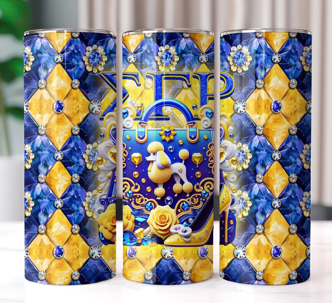 Stylish Sigma Gamma Rho PNG - Tumbler Wrap - Etsy