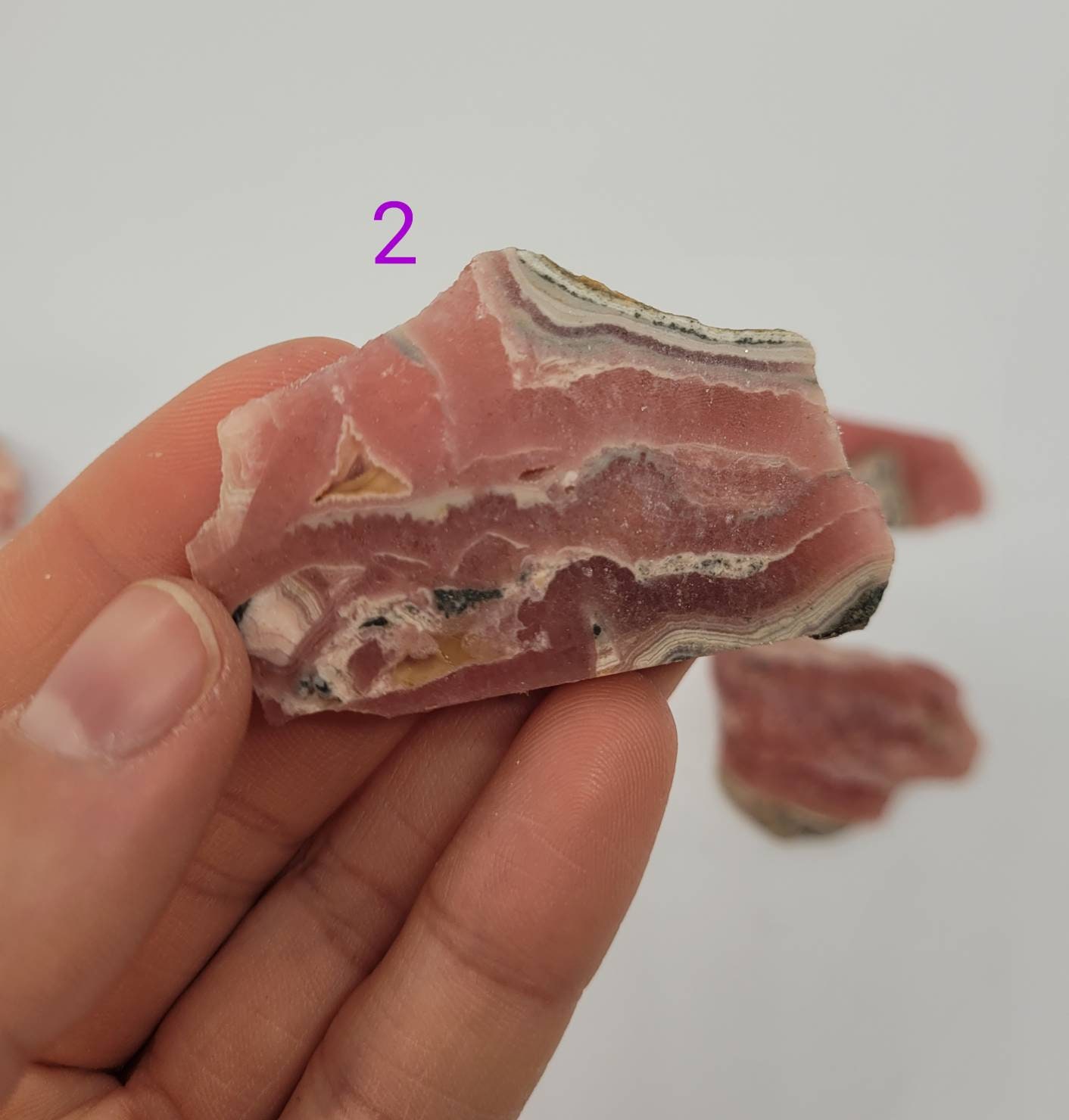 Rhodochrosite Raw Rhodochrosite Specimen Heart Reiki | Etsy