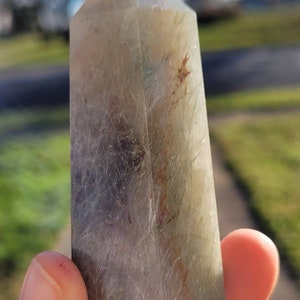 Green Rutilated Quartz Rutile White Rutile Rutilated Tower Chakra Reiki ...