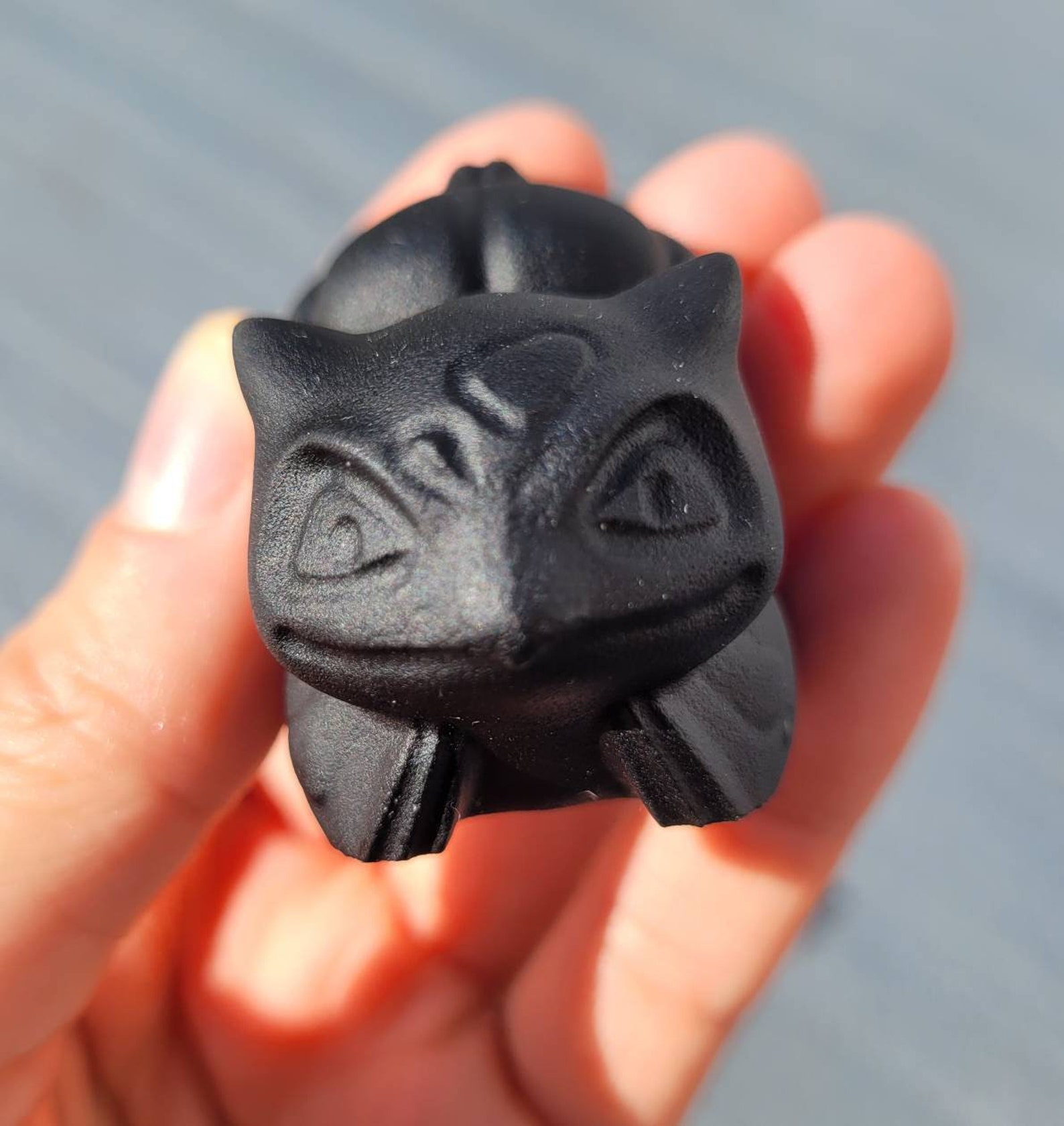Sunstone Charmander Obsidian Bulbasaur Crystal Carving | Etsy