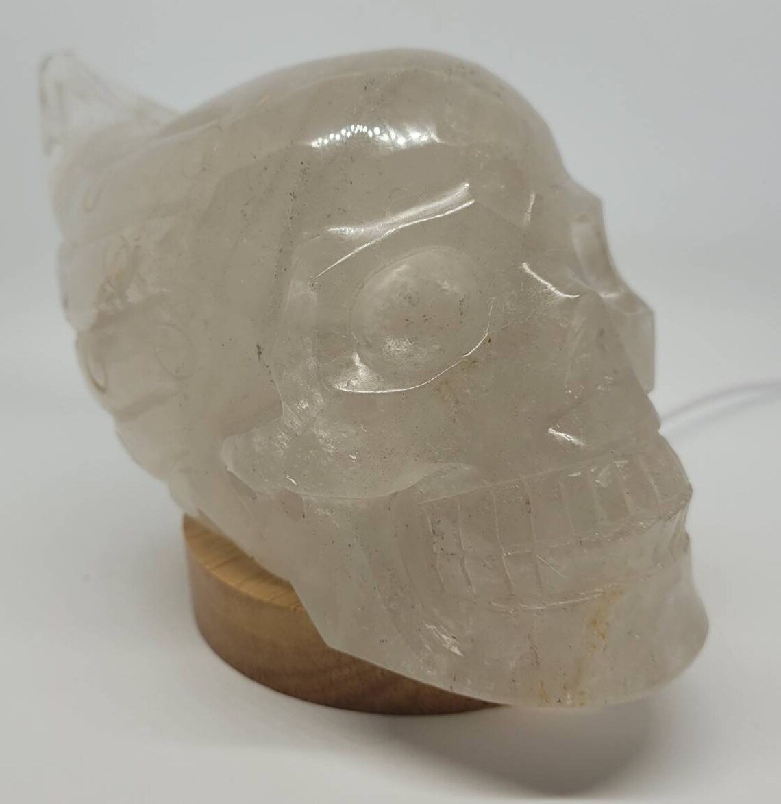 Traveller Crystal Skull Clear Quartz Star Travellers Skull | Etsy