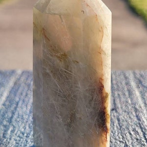 Green Rutilated Quartz Rutile White Rutile Rutilated Tower Chakra Reiki ...