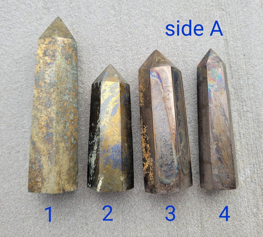 Pyrite Towers Rustic Pyrite Abundance Reiki Crystal - Etsy