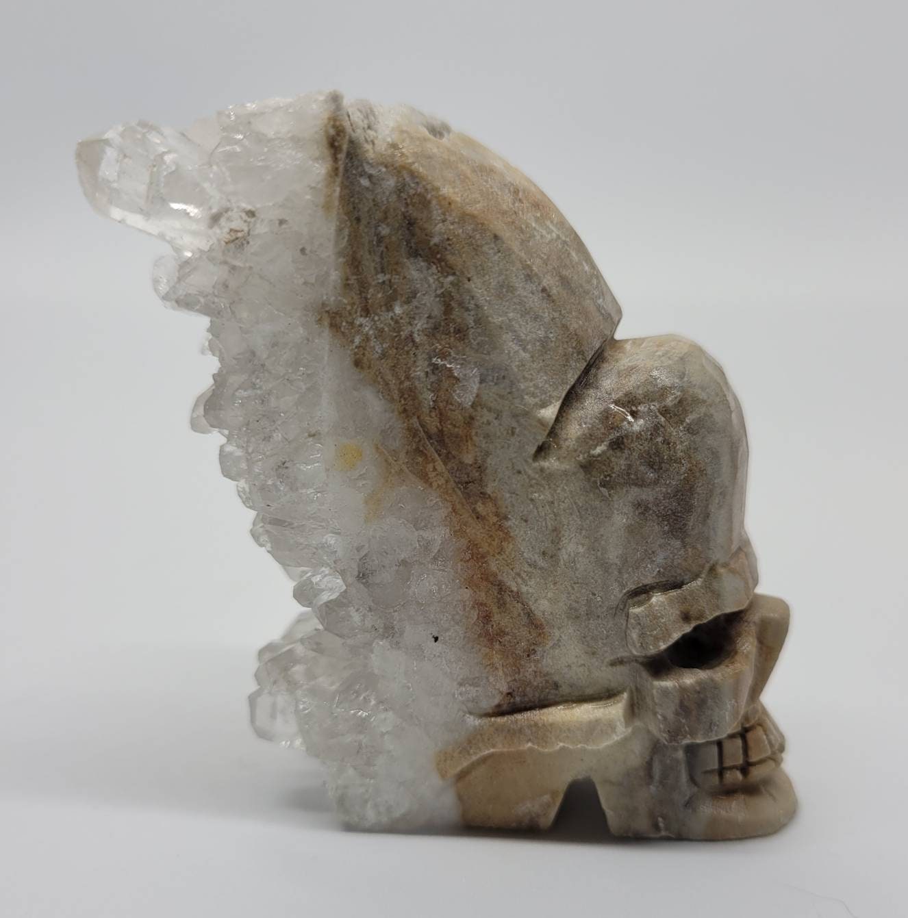 Cluster Skull Geode Cluster Skull Clear Quartz Cluster | Etsy