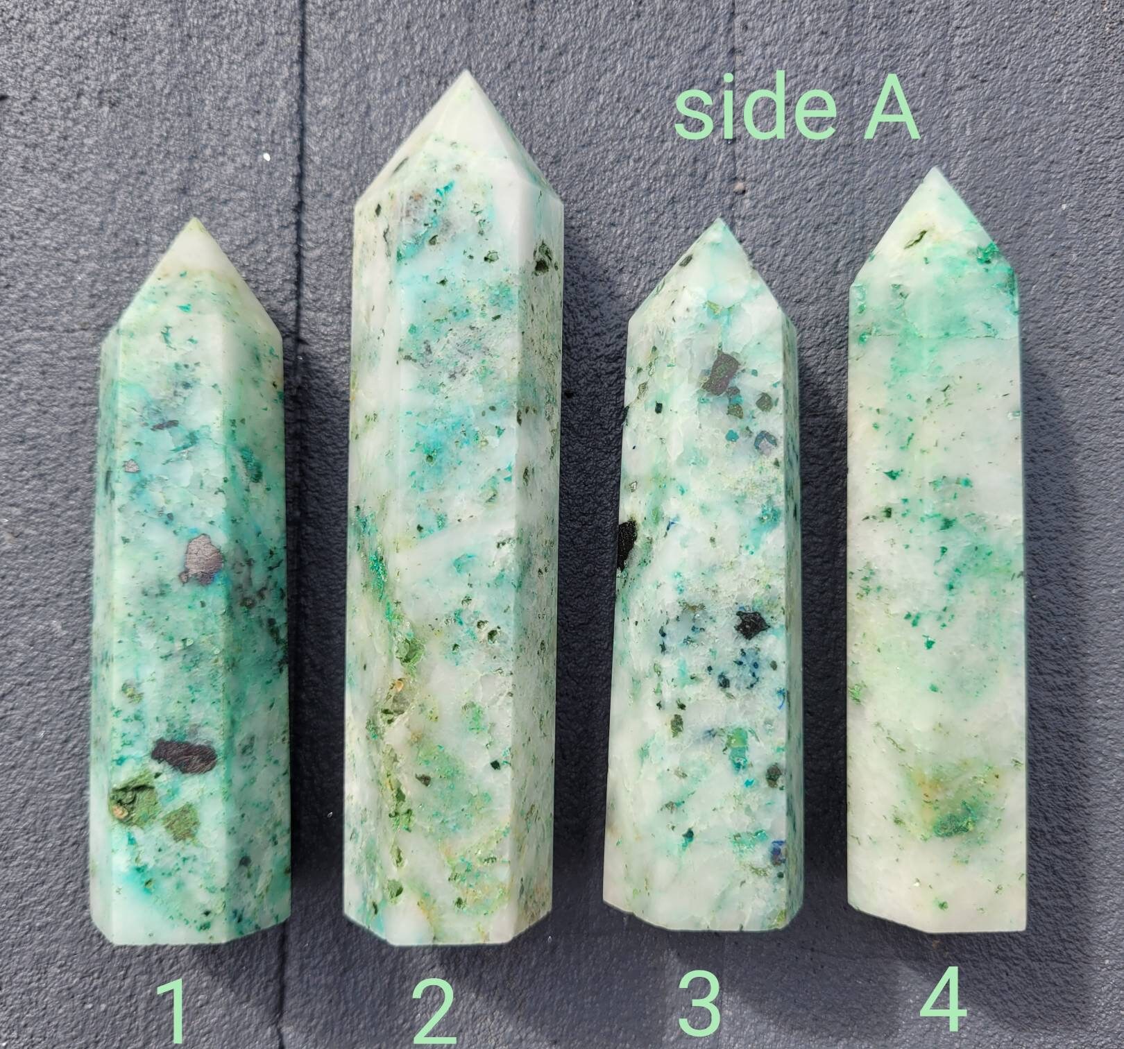 Quantum Quattro Pheonix Stone chrysocolla Shattuckite - Etsy