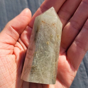 Green Rutilated Quartz Rutile White Rutile Rutilated Tower Chakra Reiki ...