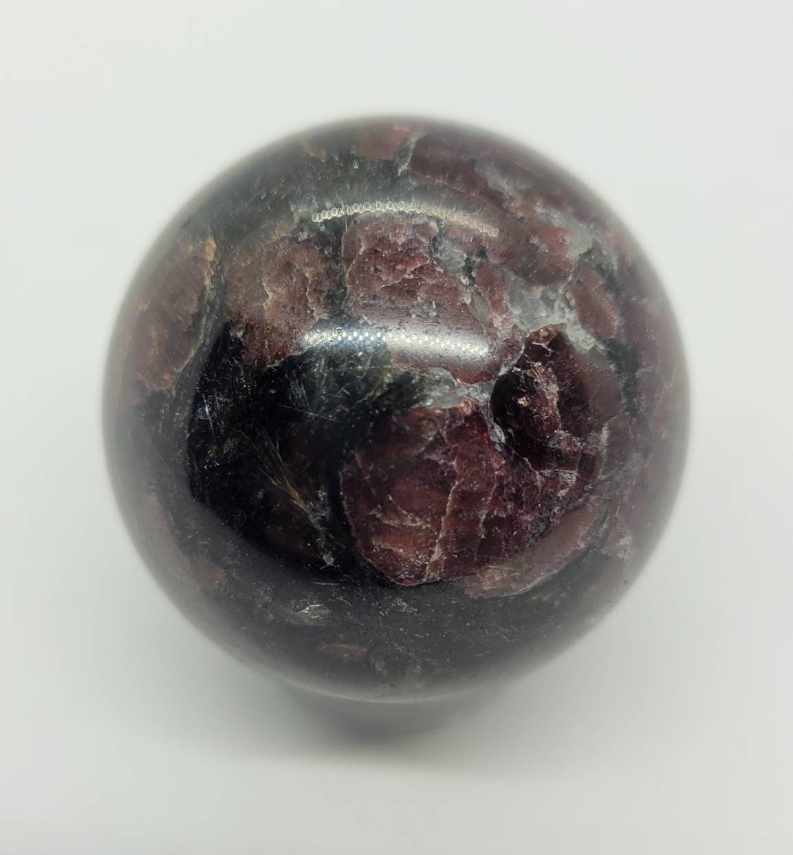 Astrophyllite With Garnet Sphere Firework Sphere Reiki - Etsy