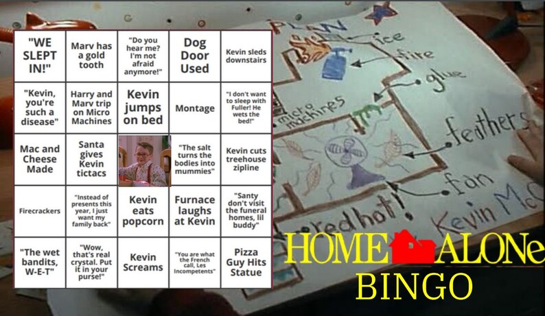 Home Alone Bingo: Beer Money Bingo Boards - Etsy