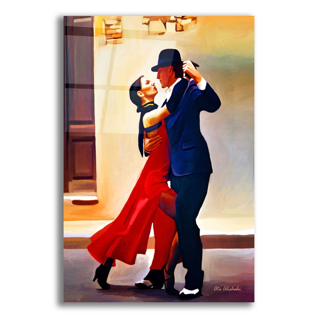 Acrylic Glass Wall Art 'dance' by Ata Alishahi - Etsy