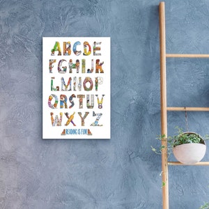 Acrylic Glass Wall Art 'reading is Fun' by Doug Keith - Etsy