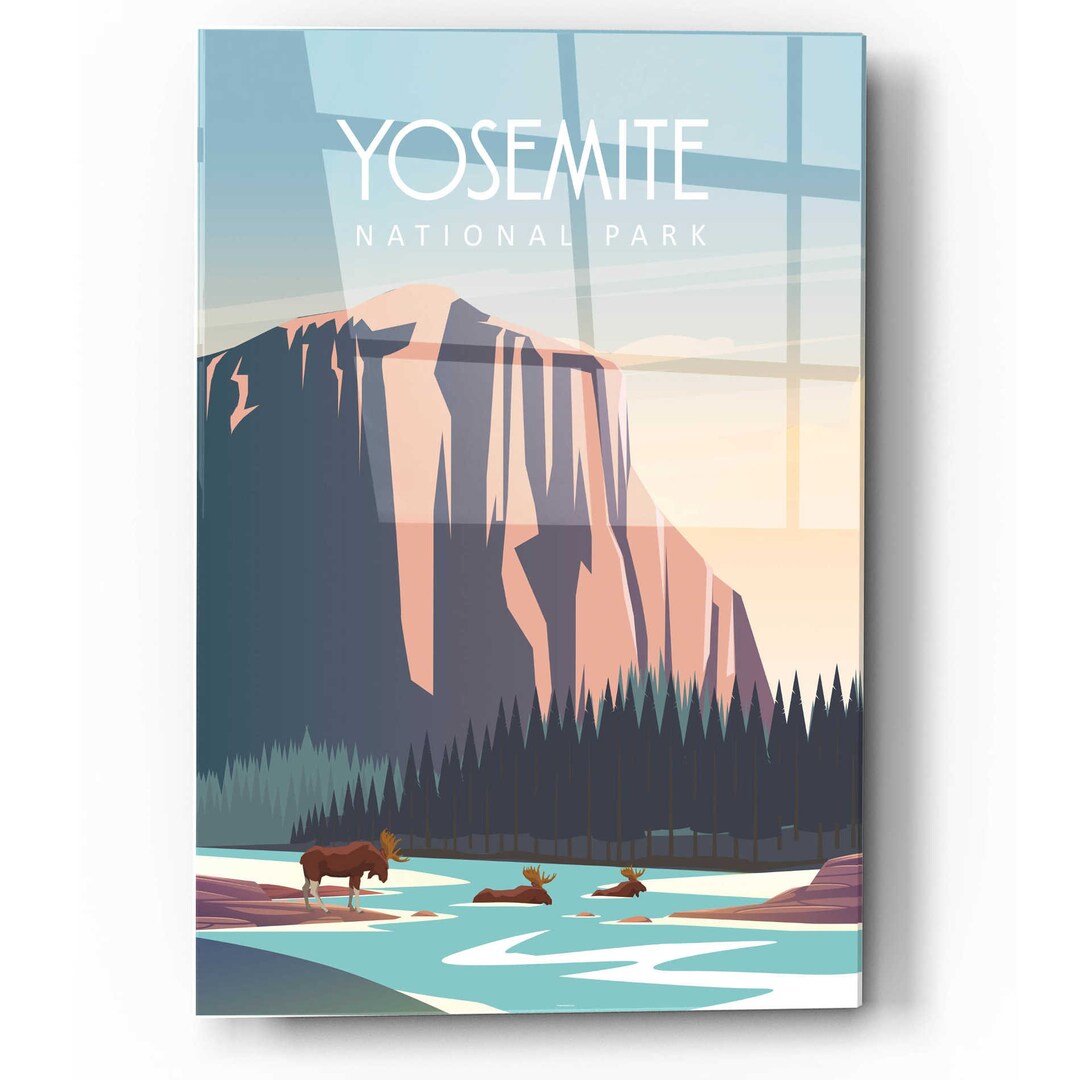 Acrylic Glass Wall Art 'yosemite National Park' by Arctic Frame Studio ...
