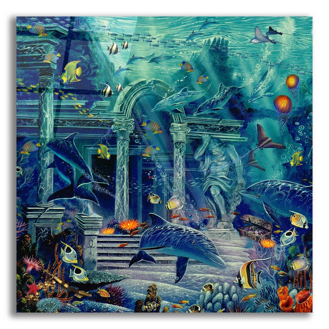 Acrylic Glass Wall Art 'visions of Atlantis' by Enright - Etsy