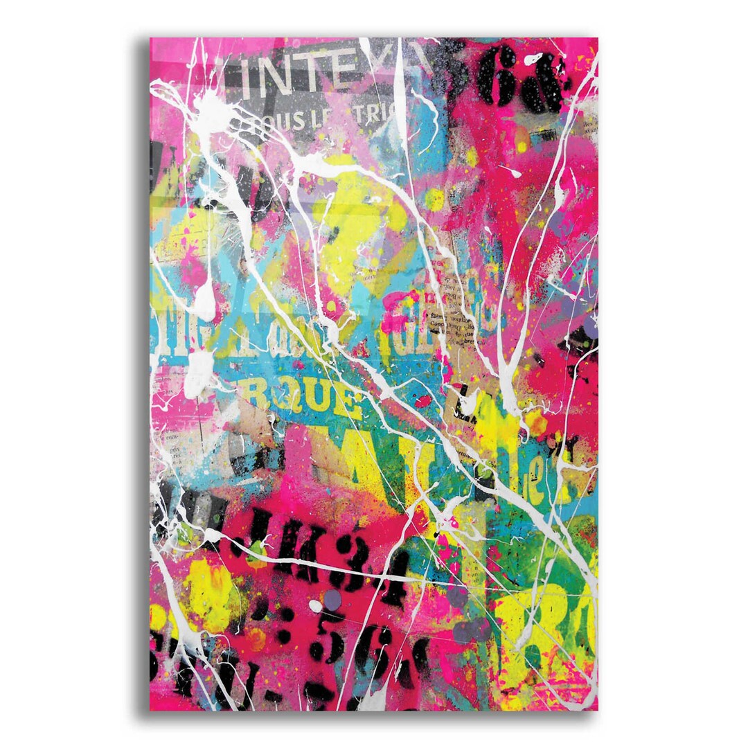 Acrylic Glass Wall Art 'words as Brushstrokes' by David Drioton - Etsy