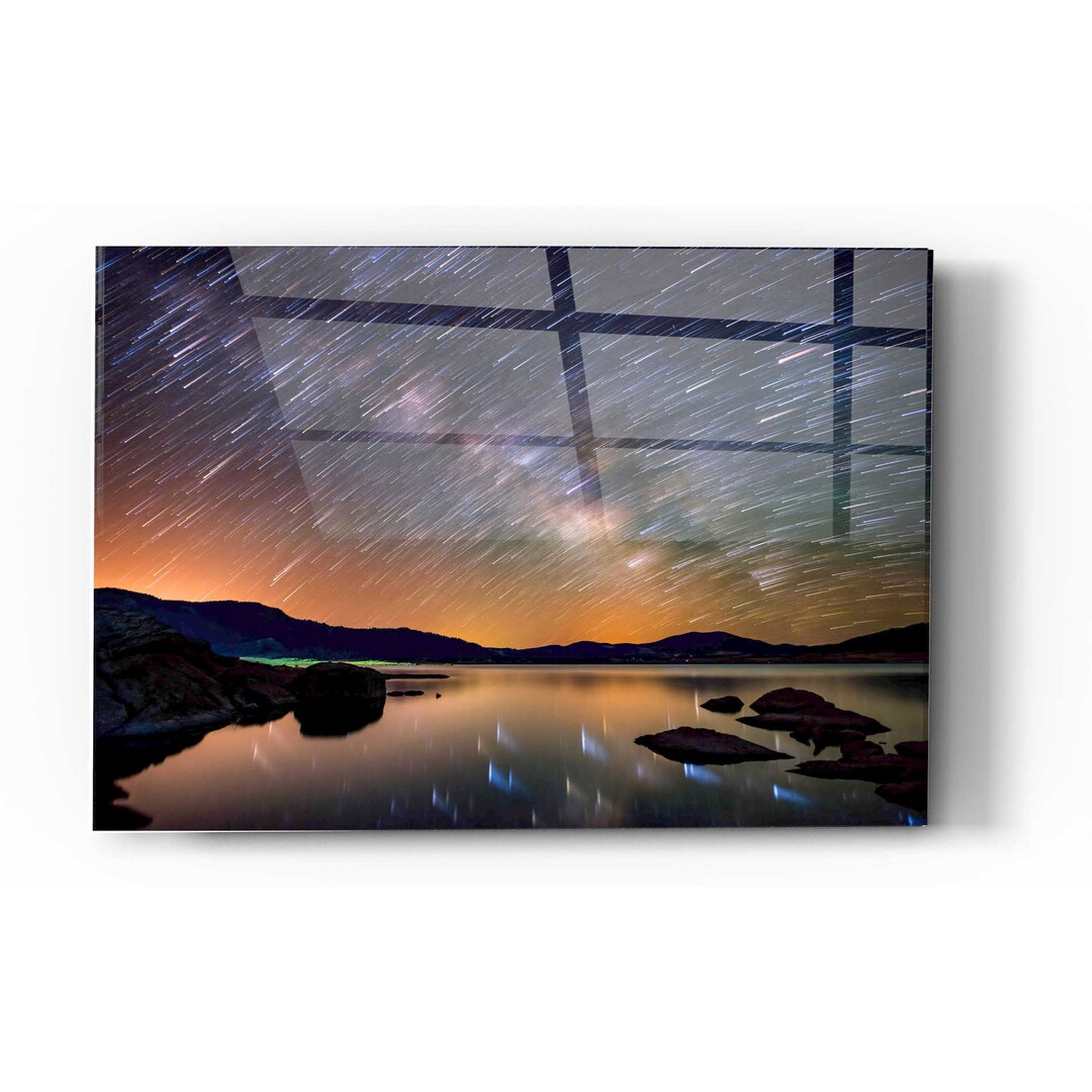 Acrylic Glass Wall Art comet Storm by Darren White - Etsy