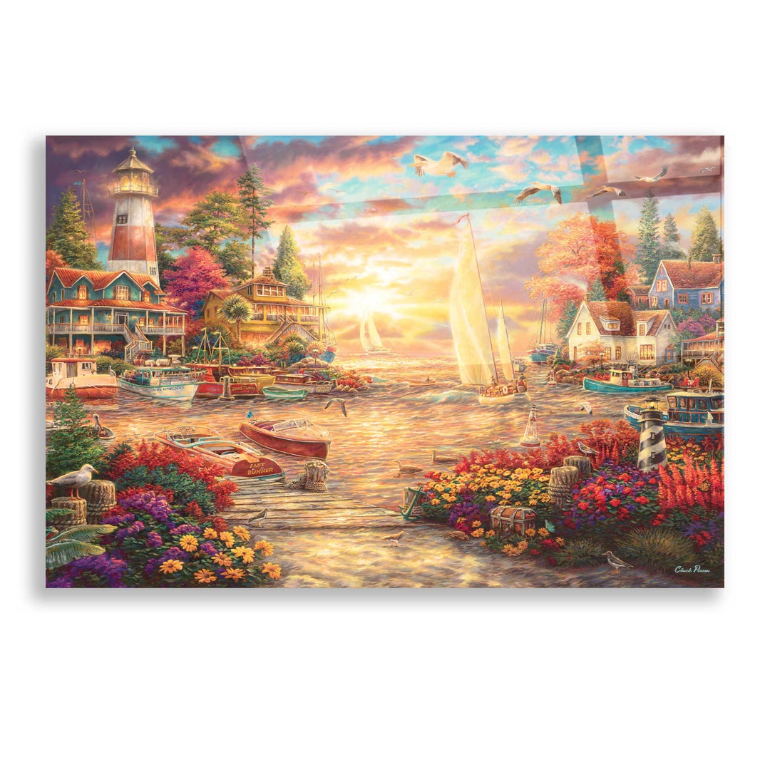 Acrylic Glass Wall Art 'into the Sunset' by Chuck Pinson - Etsy