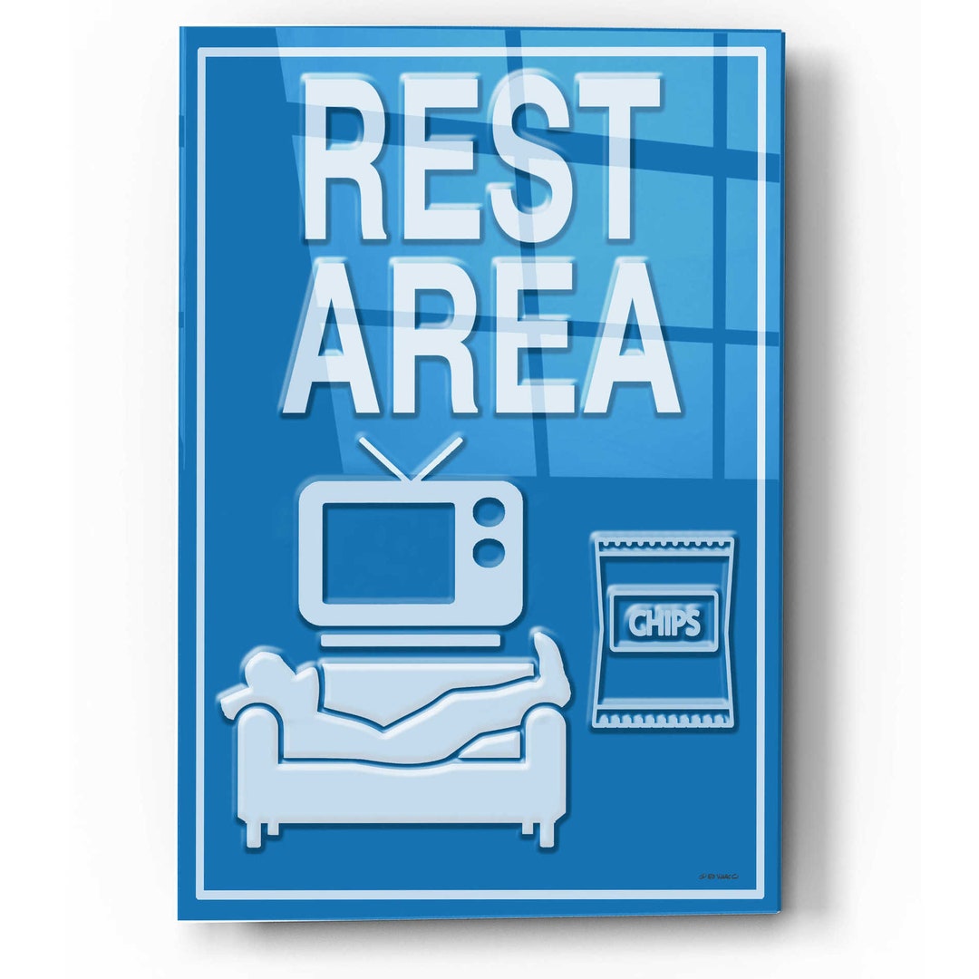 Acrylic Glass Wall Art 'rest Area' by Ed Wargo - Etsy