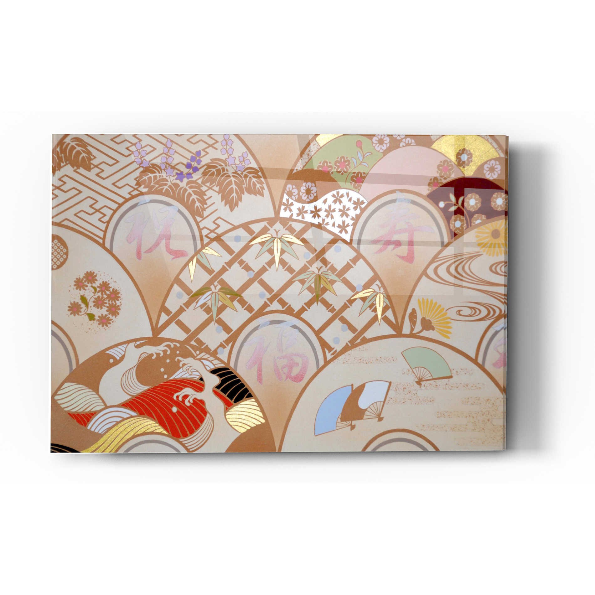 Acrylic Glass Wall Art 'Happy Design A' by Zigen | Etsy