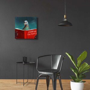 Acrylic Glass Wall Art 'pooping on People' by Lucia Heffernan - Etsy