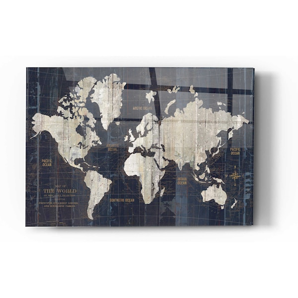 Acrylic Glass World Map - Etsy