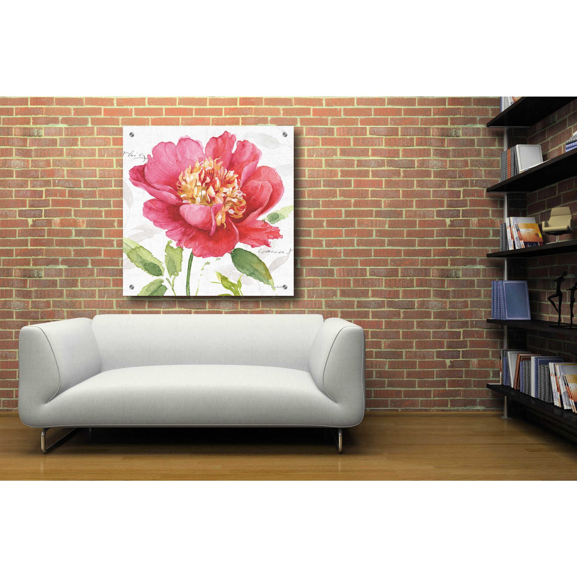 Acrylic Glass Wall Art 'Pink Garden II' by Lisa Audit | Etsy