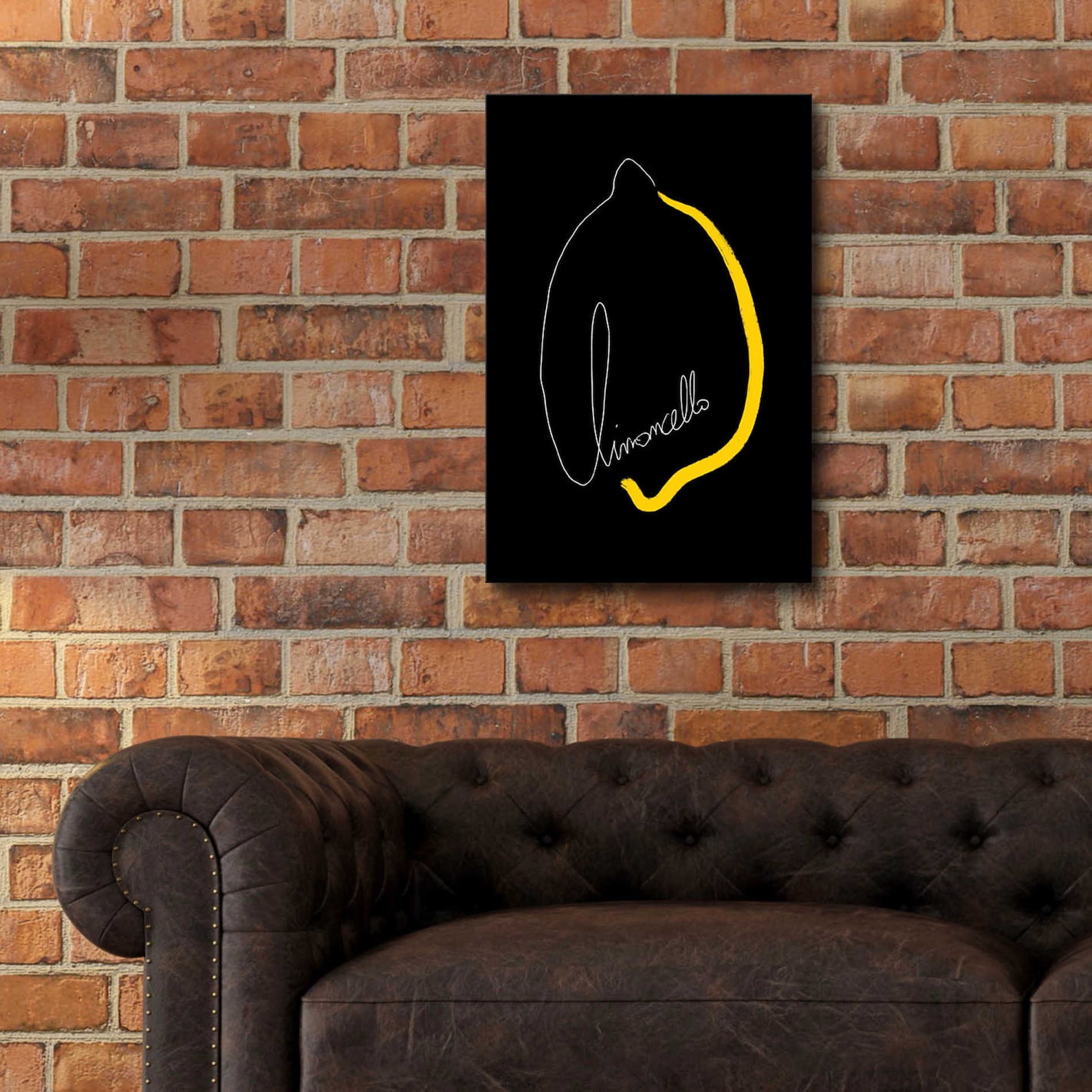 Acrylic Glass Wall Art 'Limoncello' by Cesare | Etsy