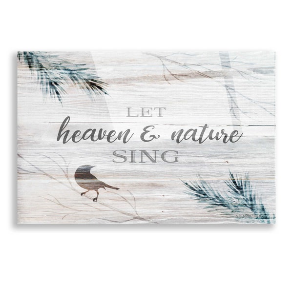 Let Heaven and Nature Sing Wall Art - Etsy