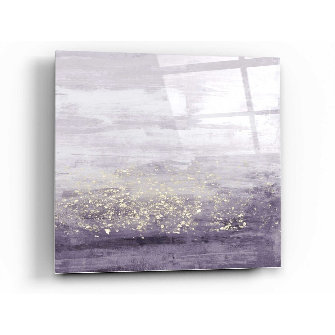 Acrylic Glass Wall Art 'amethyst Glitter I' by Jennifer Goldberger - Etsy