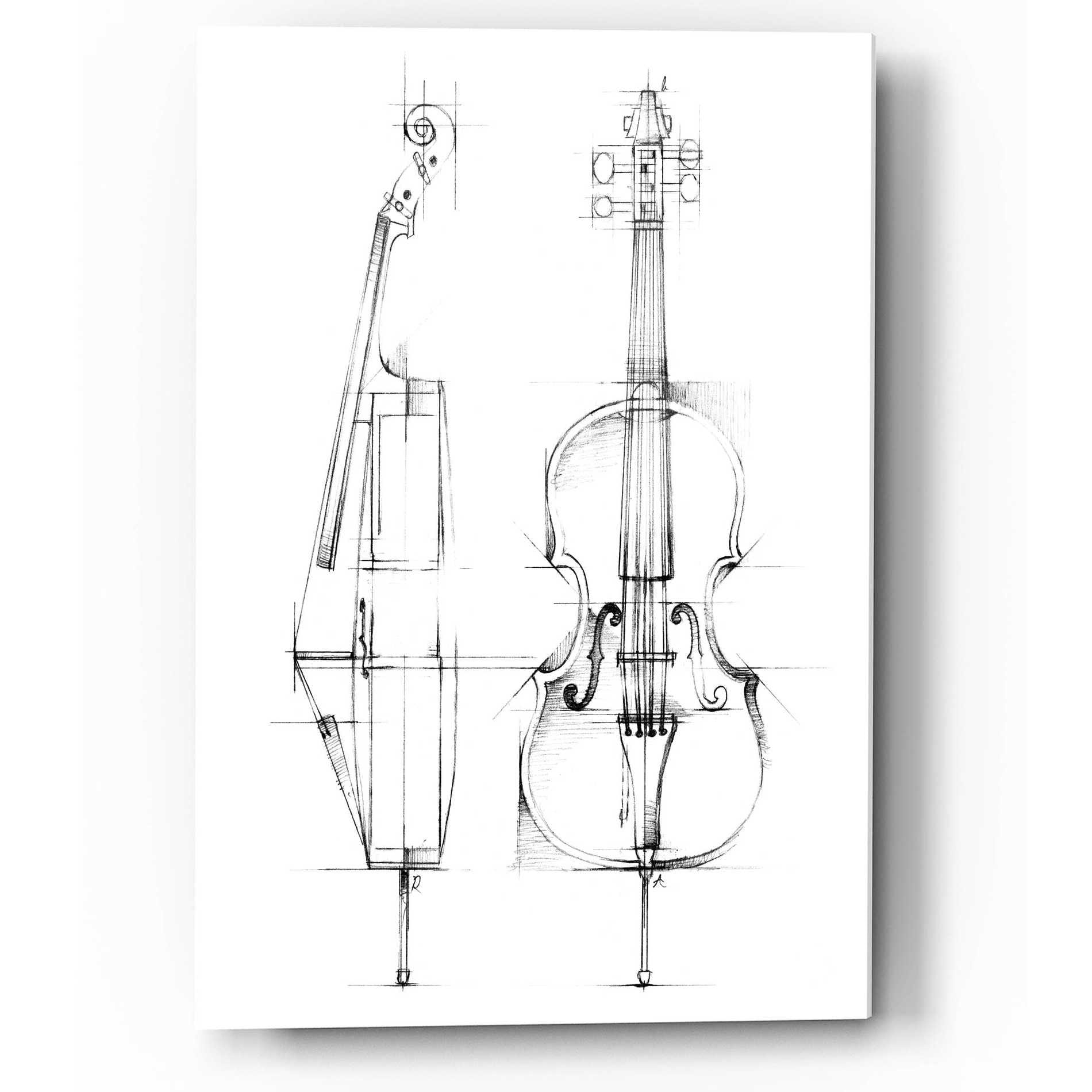Cello Drawing Easy