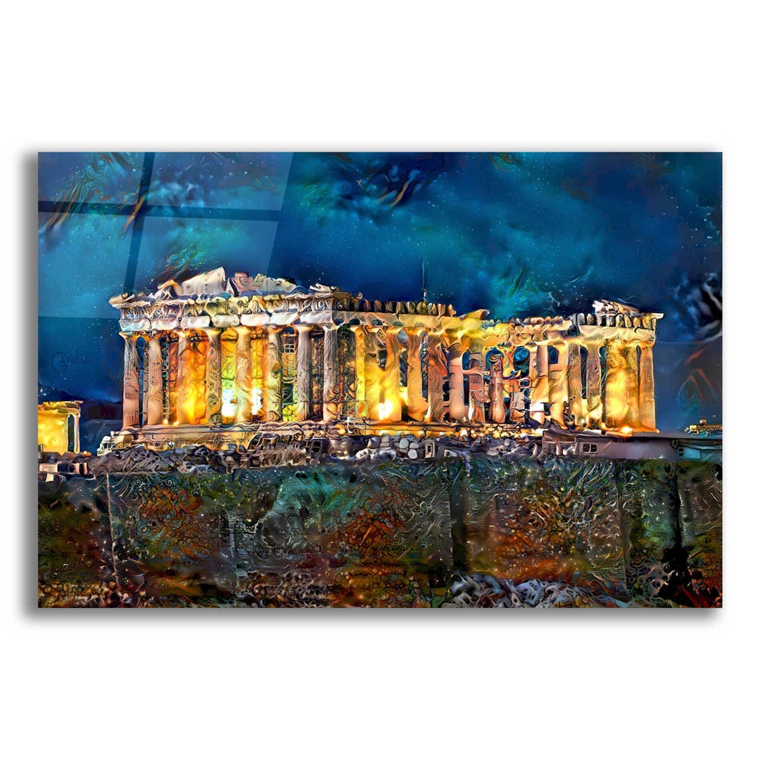 Acrylic Glass Wall Art 'athens Greece Parthenon' by Pedro Gavidia - Etsy