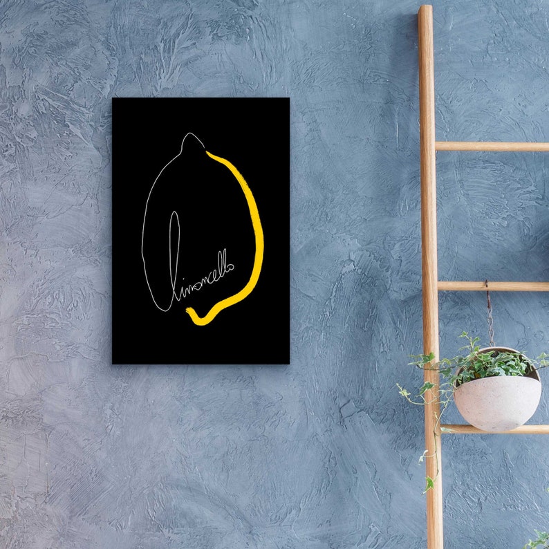 Acrylic Glass Wall Art 'limoncello' by Cesare - Etsy