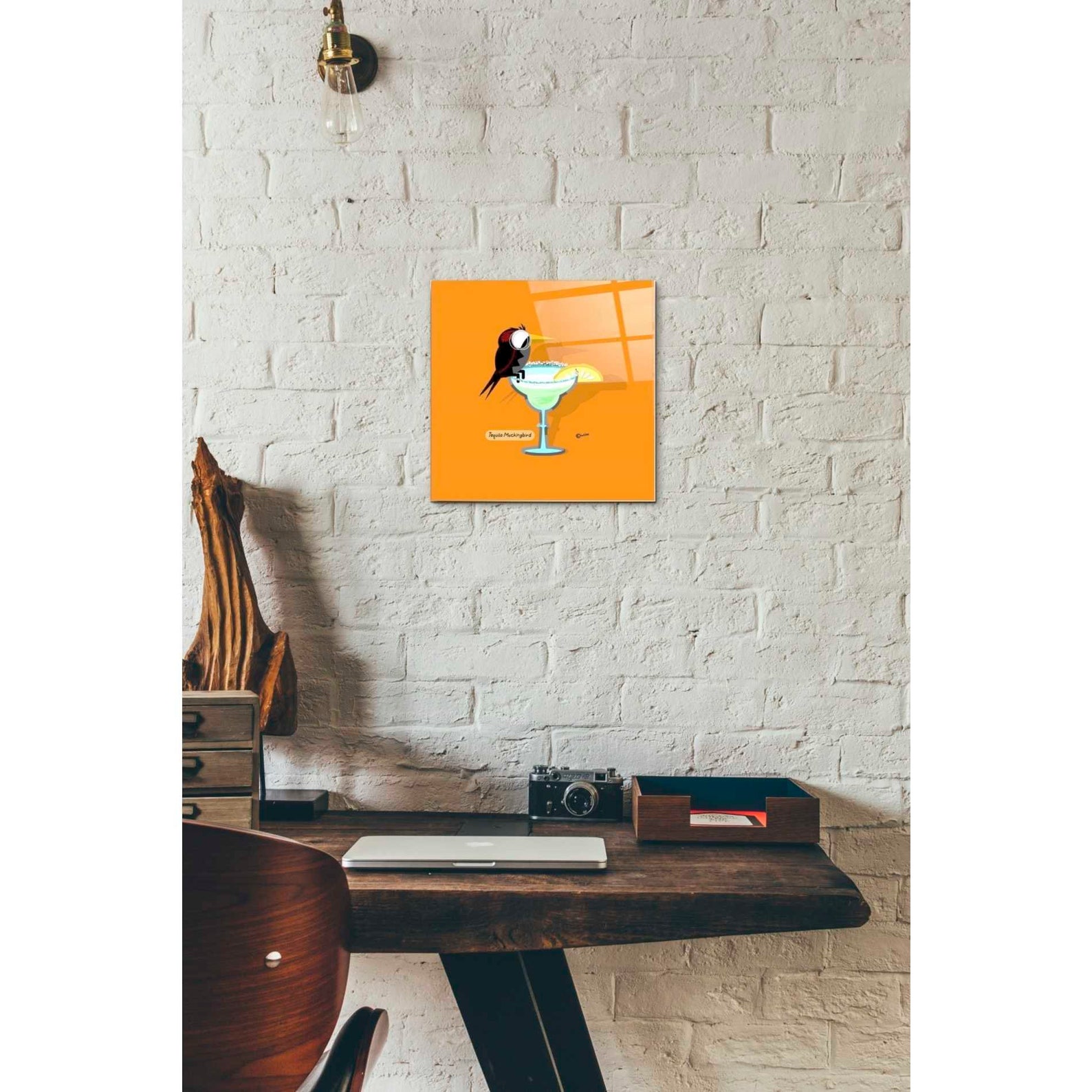 Acrylic Glass Wall Art 'tequila Mockingbird' by Chuck - Etsy