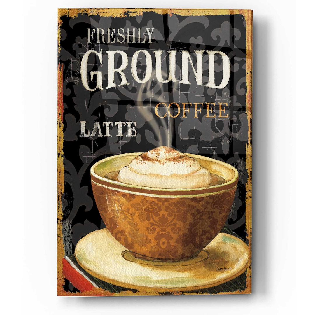 Acrylic Glass Wall Art 'today S Coffee II' by Lisa Audit - Etsy