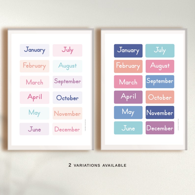 Printable Educational Posters for Kids, Shapes, Colors, Numbers 1-10, 1 ...