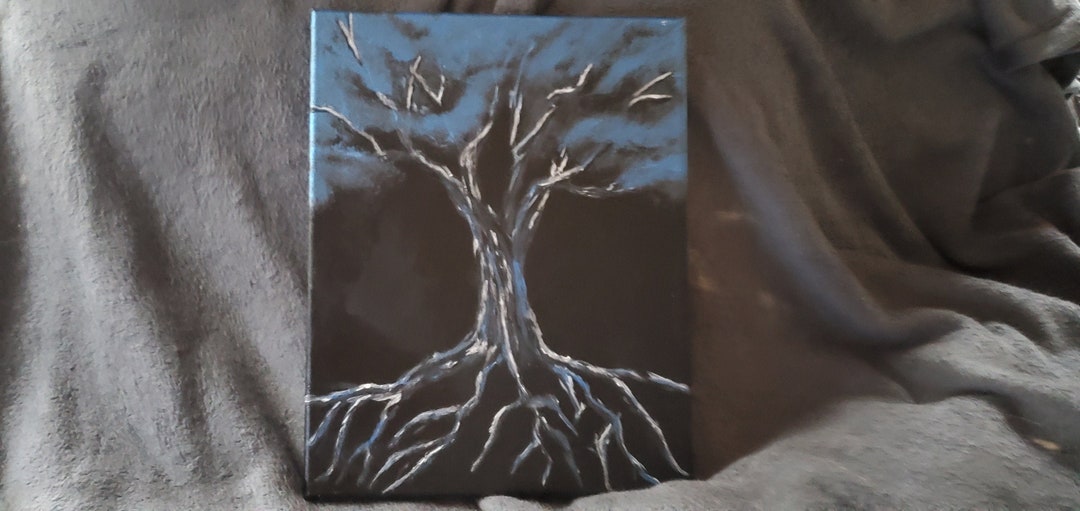 Blue Ghost Tree - Etsy