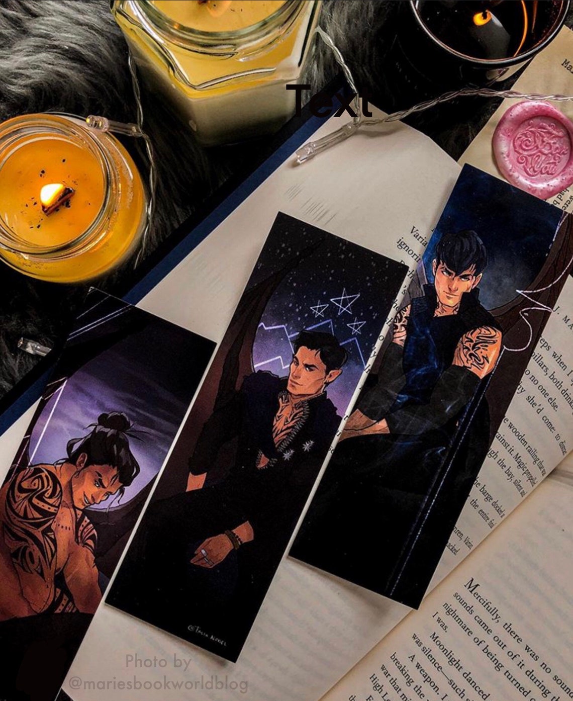ACOTAR 3 pack Rhysand Cassian & Azriel Bookmark FanArt | Etsy