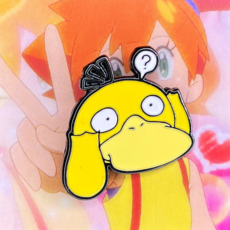 Confused Psyduck Pokemon Peeker Pin - Etsy
