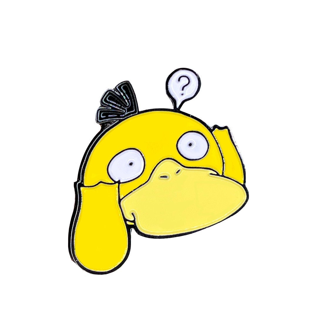Confused Psyduck Pokemon Peeker Pin - Etsy Australia